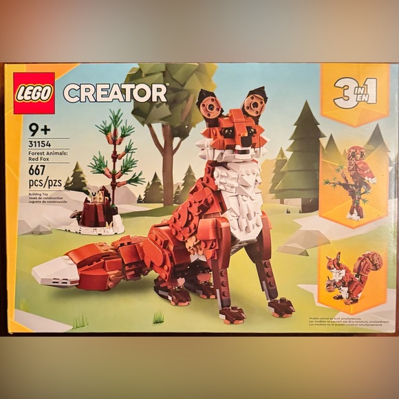 Lego | Toys | Lego Creator 3in Forest Animals Red Fox 31154 Brand New ...